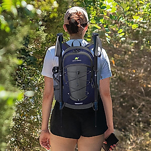 N NEVO RHINO Hiking Backpack 25L Waterproof Outdoor Day Pack, Lightweight Camping Travel Backpack for Men Women