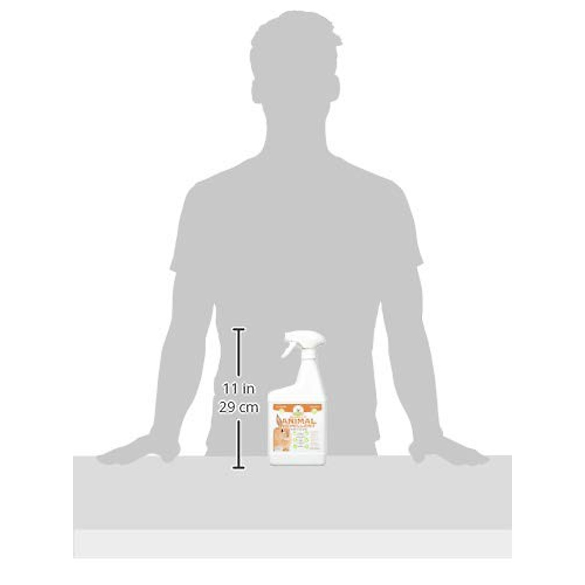 Bobbex Animal Repellent Ready-to-Use Outdoor Rabbit, Squirrel, and Chipmunk Repeller Spray (32 oz.) B550125