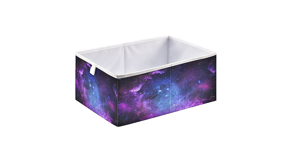 Kigai Galaxy Cube Storage Bins - Durable Foldable Organizer for Home