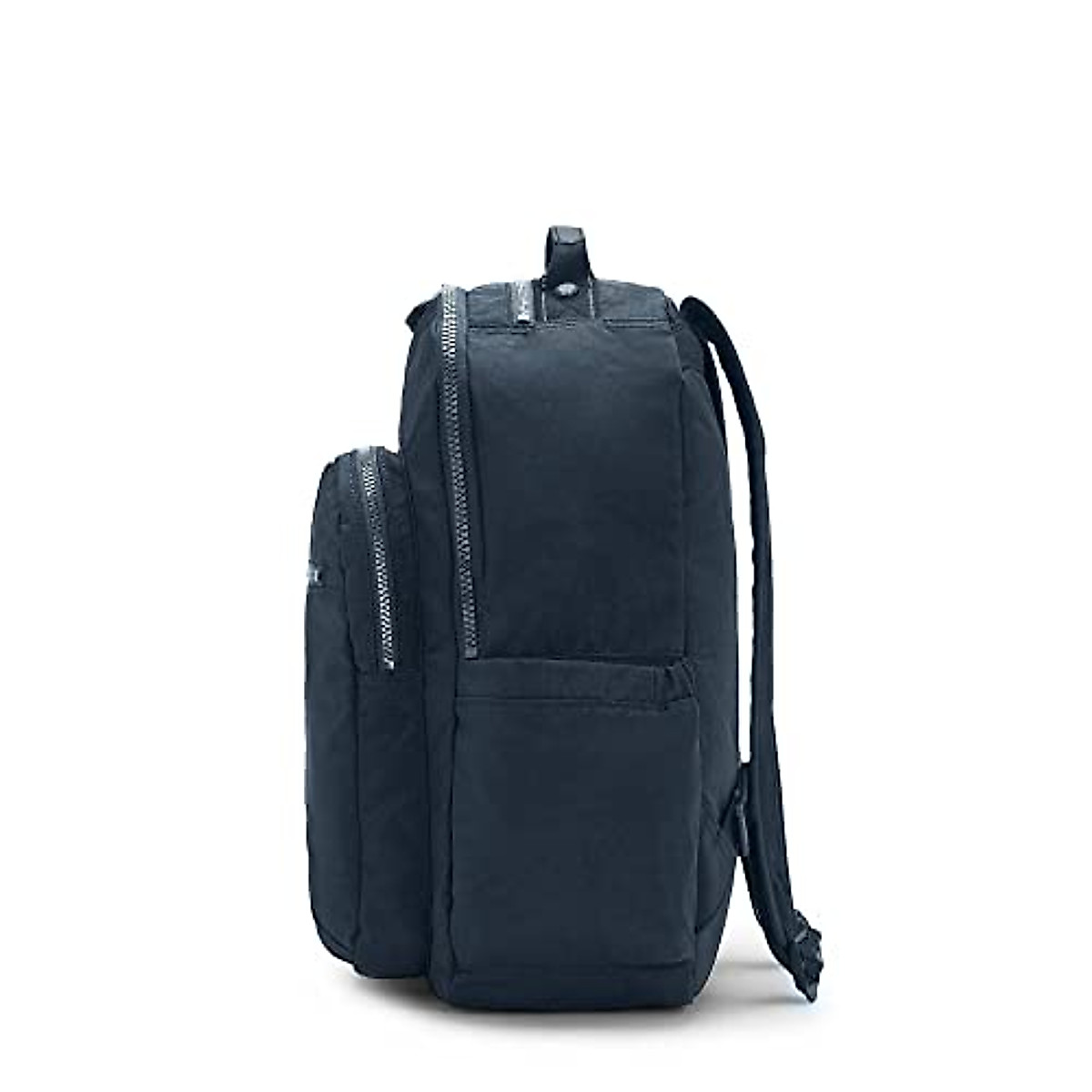 Kipling Women's Seoul 15" Laptop Backpack, Durable, Roomy with Padded Shoulder Straps, Bag, True Blue Tonal 2, 12.75" L x 17.25" H x 9" D