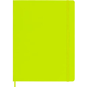 Moleskine Classic Notebook, Hard Cover, XL (7.5" x 9.5") Ruled/Lined, Lemon Green, 192 Pages