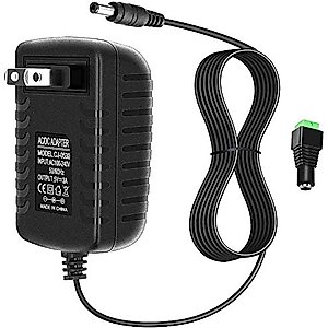5V 3A 15W Power Supply 100V~240V AC to 5Volt DC Adapter with 5.5mm x 2.1mm Connector Plug for 2.5A 2A 1.5A 1A 500ma 300ma Led Strip, String Lights, CCTV Cameras, Security System