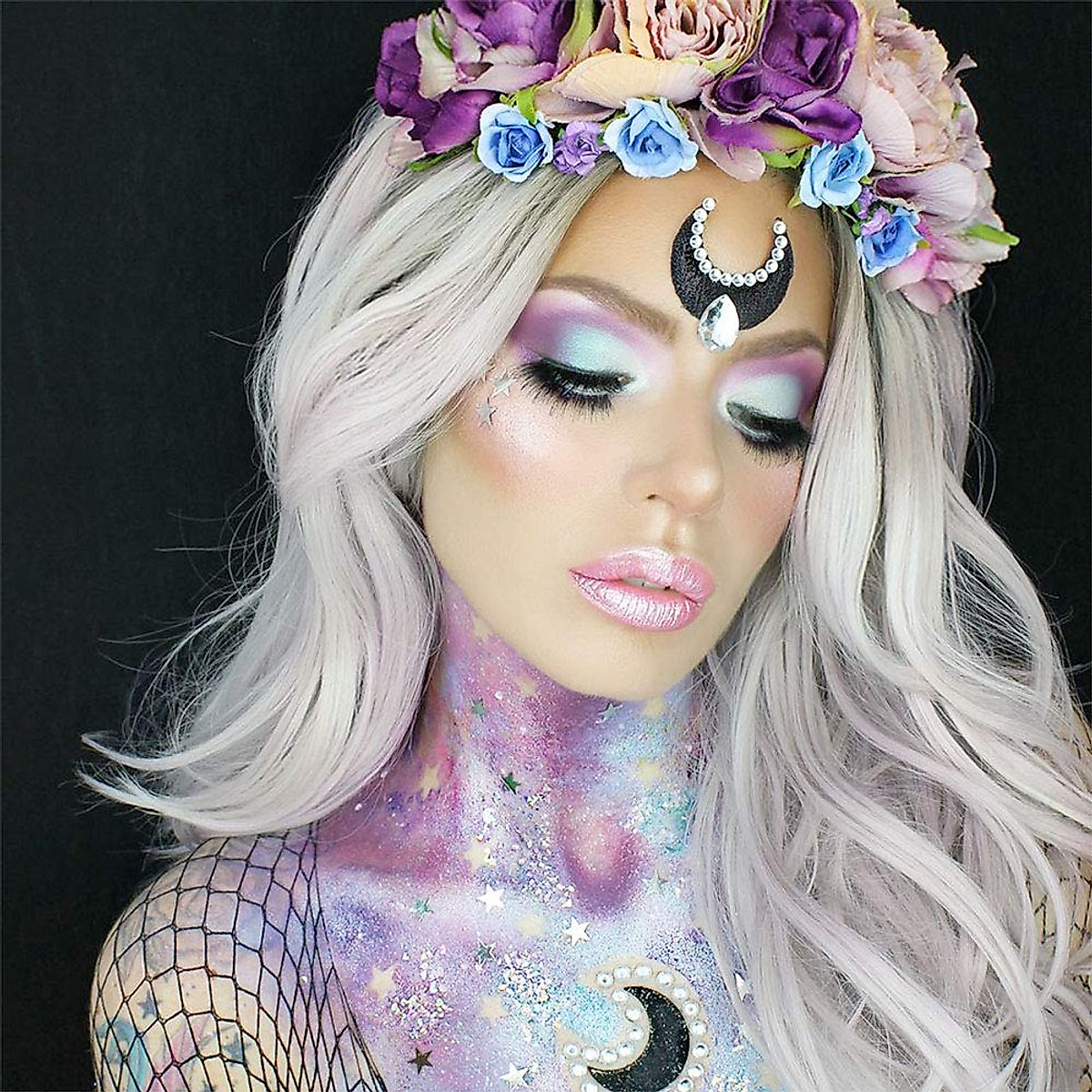 Mehron Makeup GlitterDust (.25 oz) (Opalescent White)