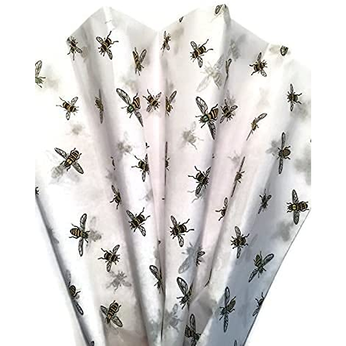 Tissue Paper for Gift Wrapping with Design (Bees), 24 Large Sheets (20x30)