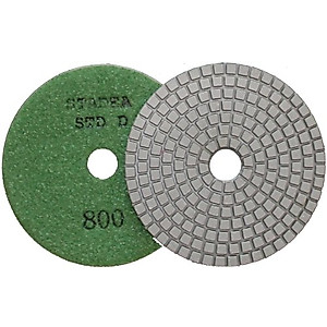 STADEA 4" Diamond Wet Polishing Pads for Wet Polisher Concrete Stone Polishing: Grit 30 grinding wheel