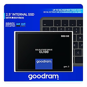 GoodRam 2-5 SSD 960GB SATA3 CL100 Gen-2 Hard Drive