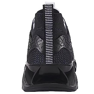 UMYOGO Men's Running Shoes Non Slip Shoes Breathable Lightweight Sneakers Slip Resistant Athletic Sports Walking Gym Work Shoes