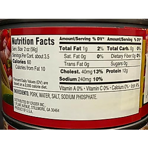 Pack of 15 Harvest Creek Pulled Pork in Water 12oz Cans No artificial flavor No artificial color Product of USA A healthy, low-fat option that's fully cooked and ready to eat