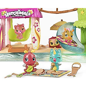 Hatchimals CollEGGtibles Tropical Party Playset with Lights, Sounds and Exclusive Season 4 CollEGGtibles, for Ages 5 and Up