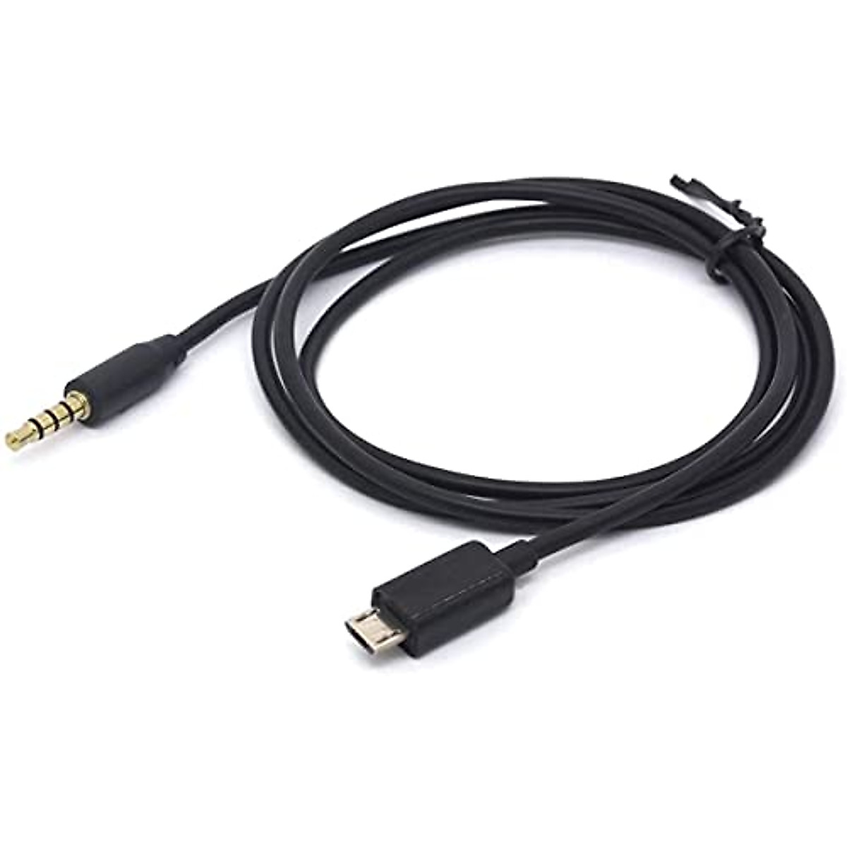 PIIHUSW Micro USB to 3.5mm Audio Output Cable - Gold Plated 4 Pole 3.5mm Male to Micro B Male Car Aux Audio Extension Cord for Android(1M/3.3Ft)