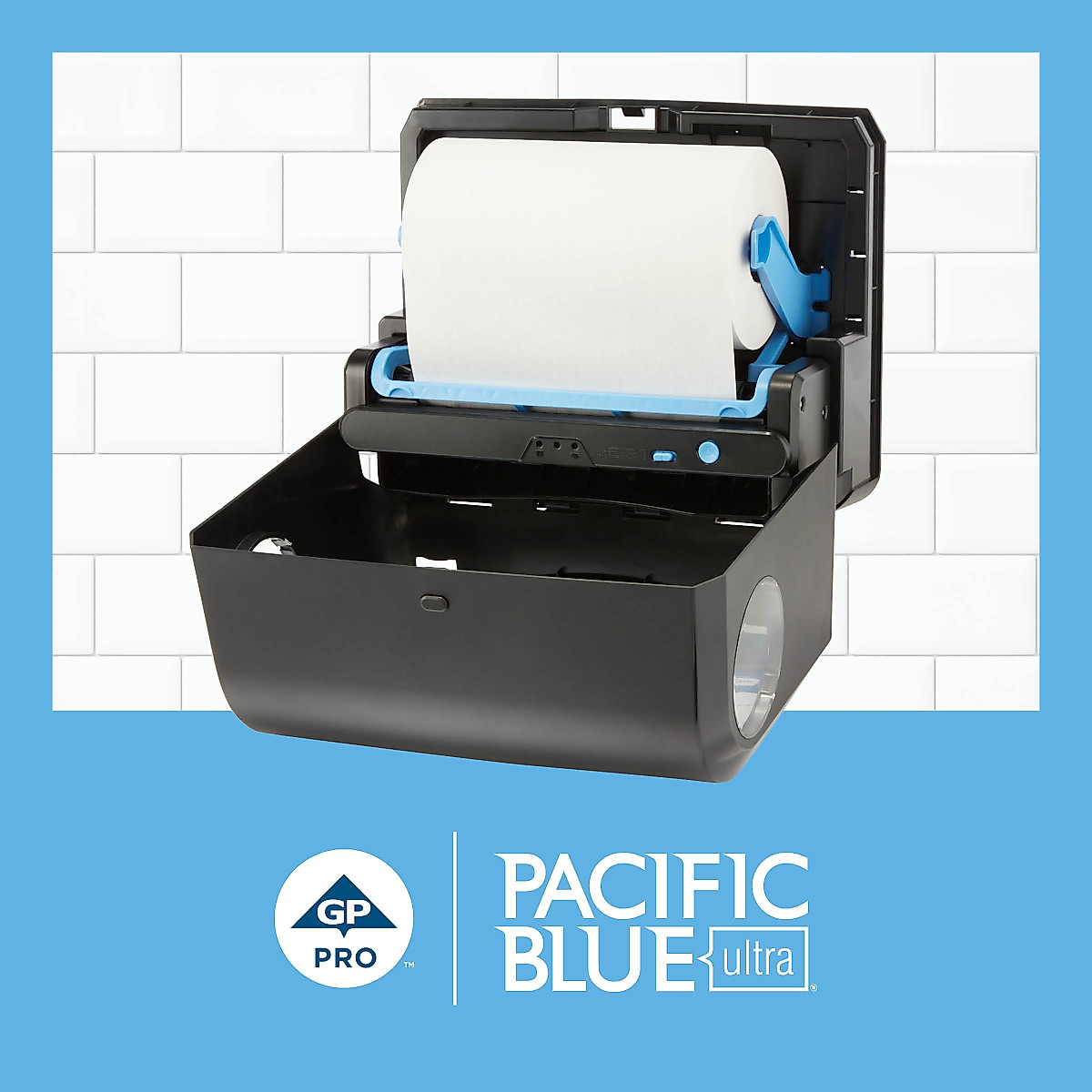 Pacific Blue Ultra 9” Paper Towel Roll (Previously Branded SofPull) by GP PRO (Georgia-Pacific), White, 26610, 400 Feet Per Roll, 6 Rolls Per Case