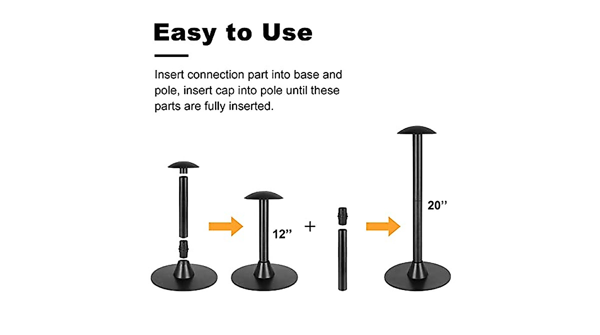 TBTeek Grill Support Pole for Outdoor Grill Covers | Prevent Water Pooling
