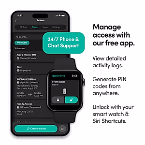 Igloohome Deadbolt 2S Digital Smart Lock, Keyless Entry, Electronic Keypad, Airbnb Sync - Remotely Generate Bluetooth-Keys/Access Codes for Single Use/Recurring Visits/Exact Date/Time Without Internet