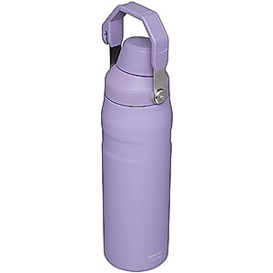 Stanley IceFlow Fast Flow Water Bottle 24 OZ | Angled Spout Lid | Lightweight & Leakproof for Travel & Gym | Insulated Stainless Steel | BPA-Free | Lavender