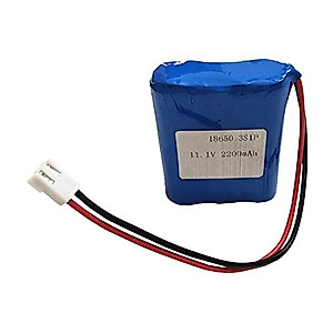 MNJKH 11.1v 2600mah 3s1p 18650 Rechargeable Lithium Ion Battery, with Ntc PCB and Connector