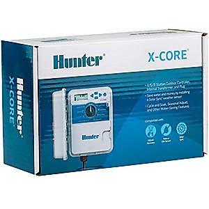 Hunter Sprinkler XC400 X-Core 4-Station Outdoor Irrigation Controller, Small
