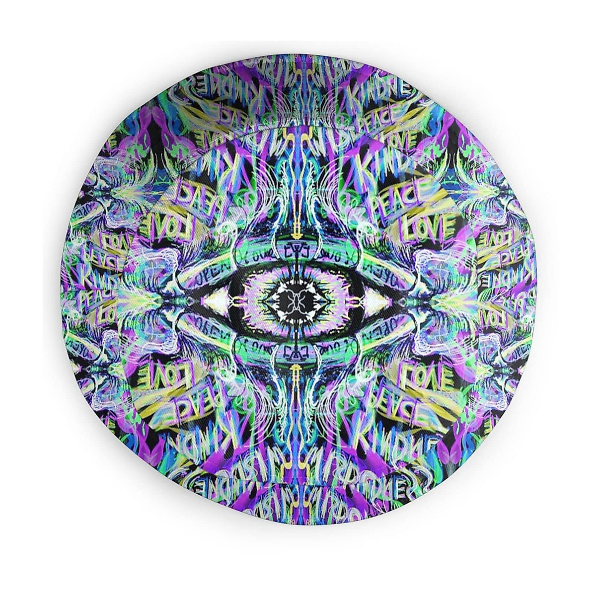 Kicoyuaz Fashion Trippy Bucket Hat Psychedelic Summer Unisex Print Bucket Hat