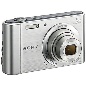 Sony Cyber-Shot DSC-W800 Digital Camera (Silver) + Deal-Expo Accessories Bundle
