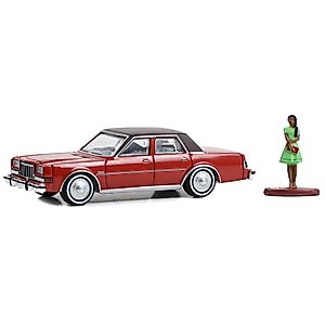 Greenlight 97150-C The Hobby Shop Series 15-1983 Dodge Diplomat with Woman in Dress 1/64 Scale