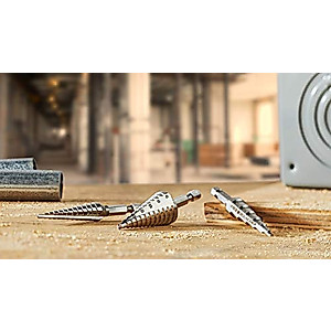 Bosch IMSDC4 1/4 In. to 7/8 In. High-Speed Steel Turbo Impact Step Drill Bit