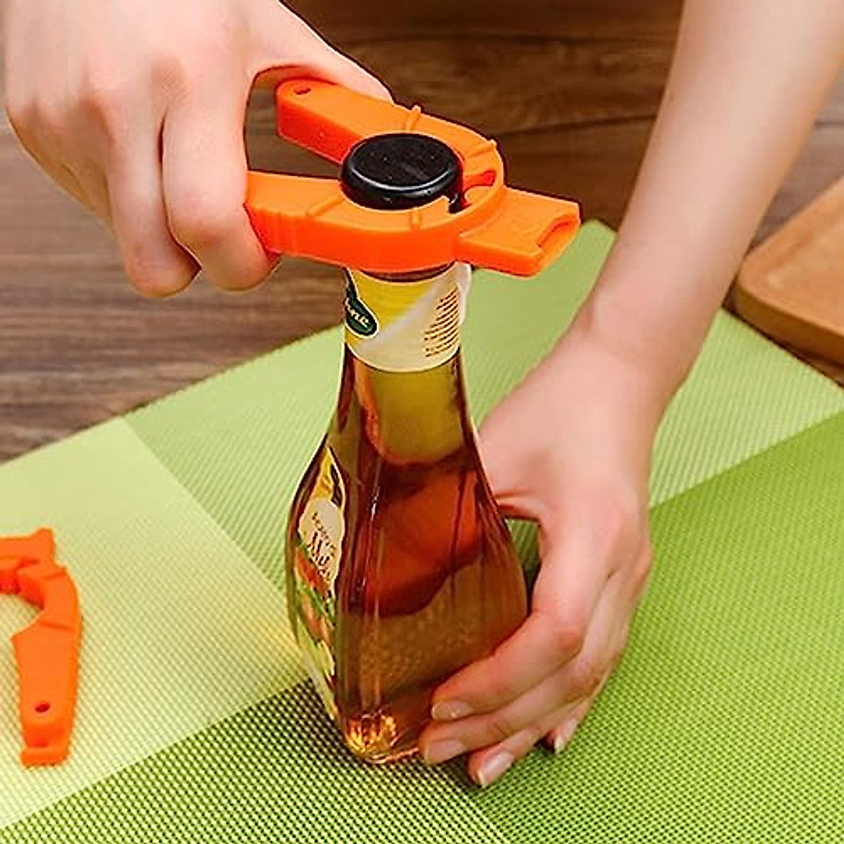 3 Pack 3in1 Multifunctional Bottle Can Opener, Plastic Water Bottle, Twist-Off, Pull Tab Soup, for Weak Hands, Seniors, Elderly, Rheumatoid Arthritis, Bottle Gripper, Ergonomic Lid Seal Remover