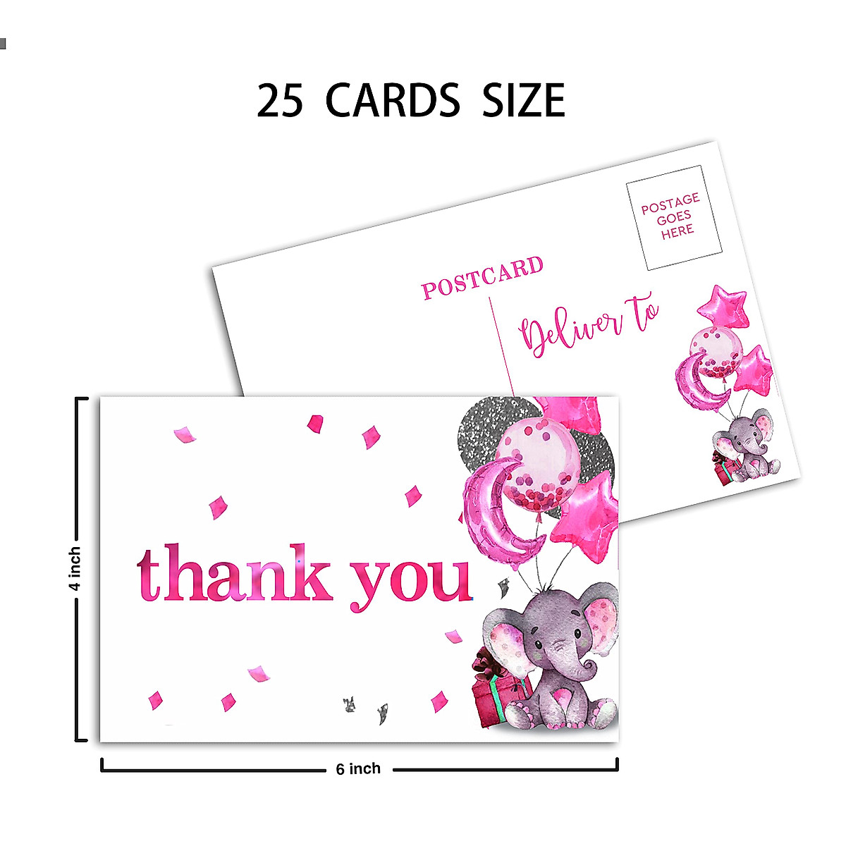 Baby Shower Invitation Set, Fill In Invites Cards, Books For Baby, Diaper Raffle, Thank You, Baby Shower, Each Design 25 Cards & Envelopes (Total 100 Cards) – (bb007-taozhuang)