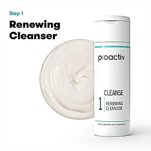 Proactiv 3 Step Acne Treatment - Benzoyl Peroxide Face Wash, Repairing Acne Spot Treatment for Face and Body, Exfoliating Toner - 30 Day Complete Acne Skin Care Kit