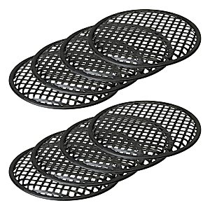 4 Pairs 10 Inch Subwoofer Metal Waffle Grills - Universal Speaker Cover Guard