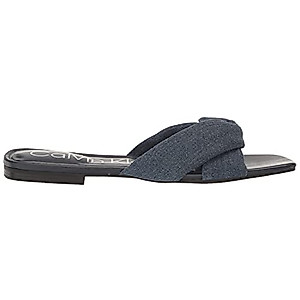 Calvin Klein Women's Marita Sandal, Denim Blue 420, 7