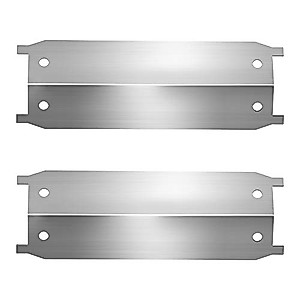 Boloda Steel Grill Heat Plates, 2PCS Grill Burner Replacement Parts, Heat Tent Vaporizor Bar for Brinkmann 810-9213-S, 810-9311-S, 810-9211-S, 810-9212-S Gas Models, Burner Covers