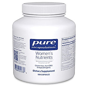 Pure Encapsulations Women's Nutrients | Multivitamin for Women Over 40 to Support Urinary Tract Health, Breast Cell Health, and Eye Integrity* | 180 Capsules