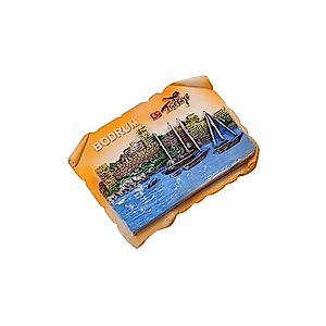 Bodrum Turkey Refrigerator Magnet Travel Gift Souvenir Fridge Magnet Home Kitchen Decoration 3D Fridge Magnetic Sticker