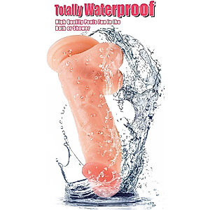 Realistic Dildo Sex Toys for Women - UTIMI 7.3 Inch Body Safe Material G spot Adult Lifelike Dildo with Strong Suction Cup Penis for Men Anal Hands-Free Play Sexual Wellness Products