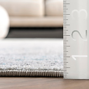 nuLOOM Rio Transitional Farmhouse Area Rug, 10' x 14', Aqua