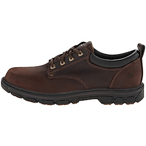 Skechers Men's Segment Search Oxford, Brown, 9 M US