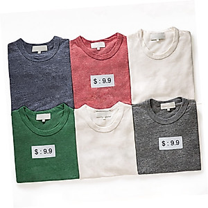 NUOBESTY Barcode Printing Paper Rectangles Label Thermal Heat Transfer Label Food Date Labels Expiration Labels Kitchen Label Printer Sticker Printer Name Stickers Heat Sensitive