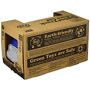 Green Toys Flatbed & Race Car, CB - Pretend Play, Motor Skills, Kids Toy Vehicles. No BPA, phthalates, PVC. Dishwasher Safe, Recycled Plastic, Made in USA.