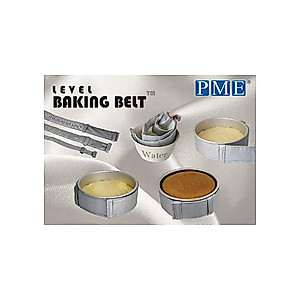 PME Level Baking Belt for Round and Square Pans, 42 x 4-inch, Gray