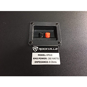 Pair Rockville KPS10 10" 3-Way 1200 Watt MDF Karaoke/Pro Speakers+Tripod Stands