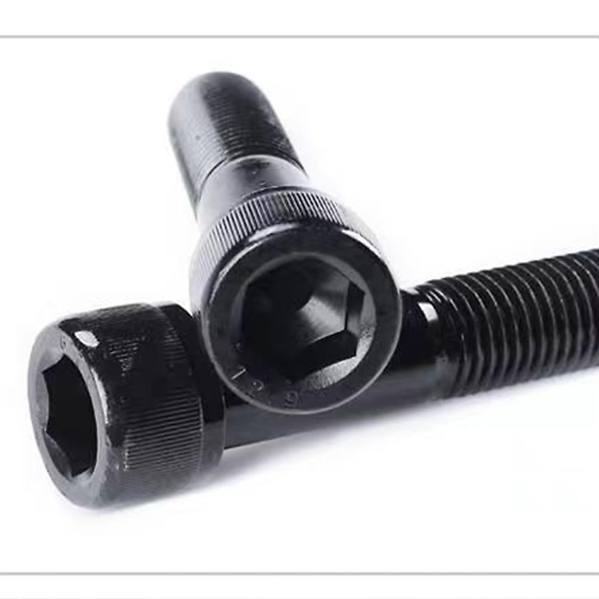 Socket Head Cap Screw, 1/4-20 x 1, Alloy Steel, Black Oxide, Hex Socket Coarse Thread, 1/4 inch Hexagonal Allen Bolt, Length: 1 inch, Full Thread (Quantity: 20)