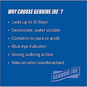 Genuine Joe GJO58335 Non-para Green Apple Scent Urinal Screen (12 pack) , Blue