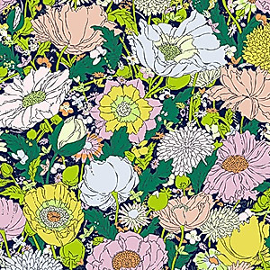 Vera Bradley Women's Lightweight Cotton Apron, Bloom Boom - Recycled Cotton, One Size