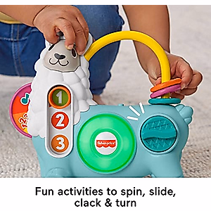 Fisher-Price Linkimals Learning Toy 123 Activity Llama With Interactive Music & Lights For Baby & Toddler Ages 9+ Months