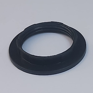 Beaupretty 50pcs E27 Lamp Fixed Ring Lamp Shade Collar Ring Lock Socket Replacement Adapter Ring Retaining Rings for Light Fixture Lamp Socket Retainer Ring Light Socket Ring Lamp Head Lamps