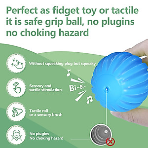 ROHSCE Sensory Balls for Baby Sensory Baby Toys 6 to 12 Months for Toddlers 1-3, Bright Color Textured Multi Soft Ball Gift Sets, Montessori Toys for Babies 6-12 Months Infant Toys (6 Pack)