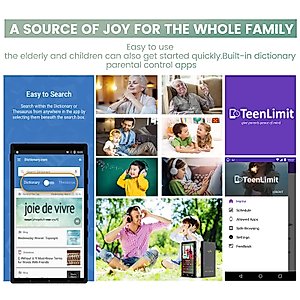 YFFIZQ 144GB Android9.0 MP3 Player with Bluetooth and WiFi,4.3"1080P Full Touch Screen MP4 Player with Spotify,Portable HIFI Sound MP3 Player with speaker,Support Online Streaming Music & Google Play