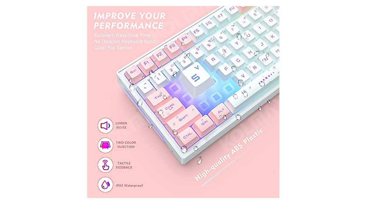 KOLMAX CK98 Wireless Gaming Keyboard & Mouse Combo | RGB & 98 Keys