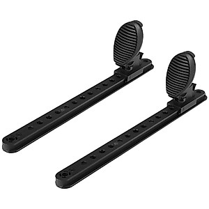 LIXADA Adjustable Kayak Foot Pegs Foot Brace Pedals, Black