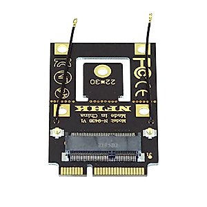 NFHK NGFF M.2 Key-A to Mini PCI-E PCI Express Converter Adapter for 9260 8265 7260 AC Card