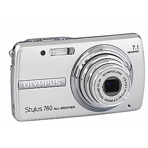Olympus Stylus 760 7.1MP Digital Camera with Dual Image Stabilized 3x Optical Zoom (Silver)